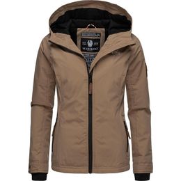 Marikoo &Uuml;bergangsjacke 'Brombeere' Damen Gr&ouml;&szlig;e XS sepia / schwarz