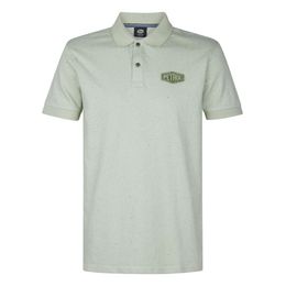 PETROL INDUSTRIES Poloshirt 'Sunset' Herren Größe M khaki / pastellgrün