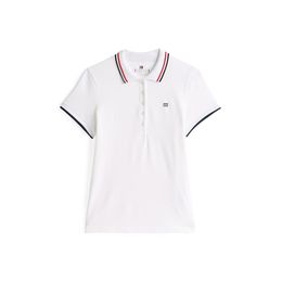 Tommy Hilfiger Poloshirt Damen Gr&ouml;&szlig;e XXL marine / dunkelrot / wei&szlig;