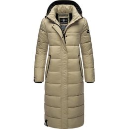 Navahoo Mantel 'Isalie' Damen Größe XS beige / schwarz / weiß Wintermantel