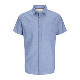 Jack & Jones JACK & JONES Hemd 'JJAbel' Herren Größe XXL himmelblau / dunkelblau / weiß