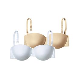 Petite Fleur Bra female Beige, White size 75