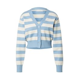 LeGer by Lena Gercke Strickjacke Damen Gr&ouml;&szlig;e M hellblau / offwhite