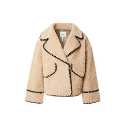 Object Jacke 'OBJShiren' Damen Gr&ouml;&szlig;e XL beige / schwarz