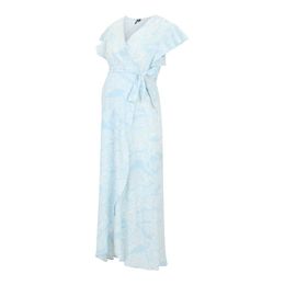 Vero Moda Maternity Umstand Sommerkleid 'VMMPAGE' Damen Größe 40 hellblau / weiß
