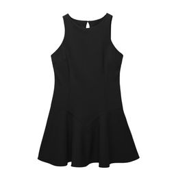 Pull&Bear Pull&Bear Kleid Damen Größe 38 schwarz Winterkleid