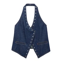 Pull&Bear Pull&Bear Top Damen Gr&ouml;&szlig;e XL dunkelblau