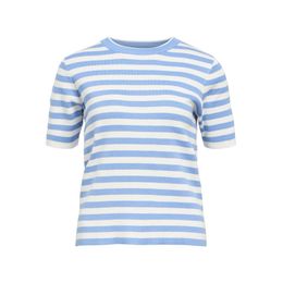 Object T-Shirt 'OBJEster' Damen Gr&ouml;&szlig;e M blau / wei&szlig;