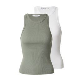 ABOUT YOU Top 'Anian' Damen Gr&ouml;&szlig;e S mint / wei&szlig;