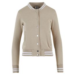 Urban Classics Zip-Up Hoodie female Beige size XS
