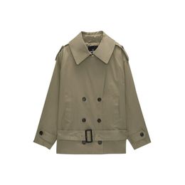 Pull&Bear Pull&bear Between-Seasons Coat female Green size XL