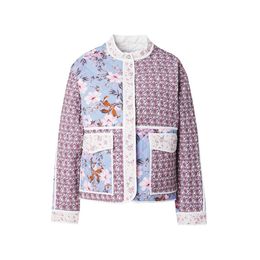 Only Jacke 'Smilla' Damen Gr&ouml;&szlig;e M creme / hellblau / cognac / rosa