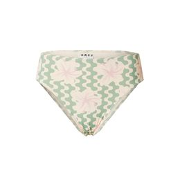 Roxy Bikinihose 'HIBISCUS DAZE' Damen Größe S creme / hellgrün / lila