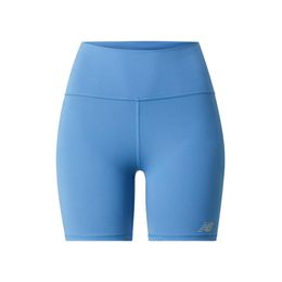 New Balance Sportshorts Damen Größe S royalblau / silber