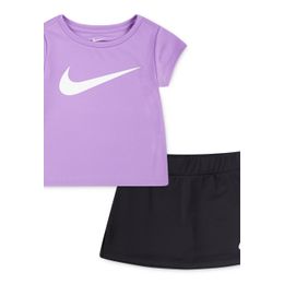 T-Shirt & Shorts Nike Sportswear, Kinder, Gr. 98 (3), lila (lila, schwarz), Obermaterial: 88% Polyester, 12% Elasthan. Oberteil: 100% Polyester, KOB Set-Artikel