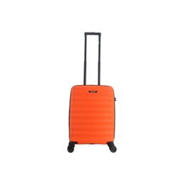 Koffer Saxoline "Flow", Gr. B/H/T: 40.00cm x 57cm x 22cm, orange, casual, Koffer, aus robustem ABS/PC-Material