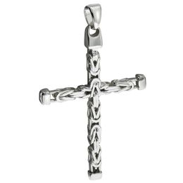 Ketten-Anhänger Firetti "Schmuck Geschenk Silber 925 Halsschmuck Anhänger Kreuz", silber (silberfarben), Schmuckanhänger, Herren, Silber 925 (Sterlingsilber), 9,6 g, Made in Germany