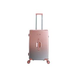 Koffer Saxoline "Elite Trunk", Gr. B/H/T: 41.00cm x 65.00cm x 33.00cm, rosa, casual, Koffer, mit einer robusten ABS/PC-Schale