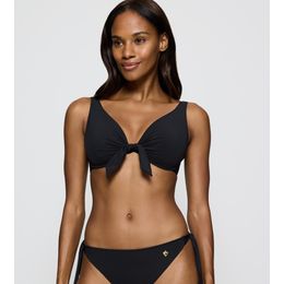 Bügel-Bikini-Top Triumph "Summer Twist W", Damen, Gr. 38, Cup C, schwarz, Obermaterial: 77% Polyamid, 23% Elasthan, elegant, Bikini-Oberteile, Eleganz und Komfort