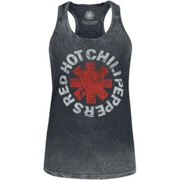 Red Hot Chili Peppers Distressed Logo Tank-Top schwarz in M *20650100