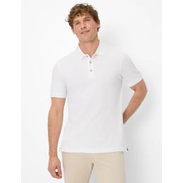 Brax Herren Polo Style PETE white, wei&szlig;, Gr. S
