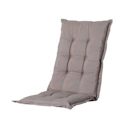 Madison Hochlehner-Auflage Basic 123X50 Cm | Farbe: Taupe