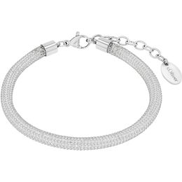 s.Oliver Damen Armband "2038856, 2038857", 20cm, Edelstahl, silber, Edelstahl, Armbänder, mit Zirkonia (synth.)