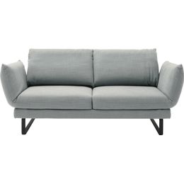 Schöner Wohnen Kollektion 2-Sitzer, H:85cm, silber, SCHÖNER WOHNEN-KOLLEKTION, 100% Polyester, Sofas, "Spin, Multifunktionssofa, bequem und hochwertig verarbeitet",