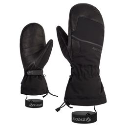 Ziener Herren Fäustlinge "GARNO AS AW MITTEN", schwarz, Gr. 10, Materialmix, Handschuhe