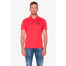 Herren Poloshirt "ARON", rot, Gr. XXXL, Le Temps Des Cerises, unifarben, 100% Baumwolle, Shirts, in klassischem Design