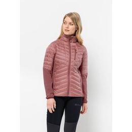 Jack Wolfskin Damen Hybridjacke "NEBELHORN DOWN HYBRID W", rosa, Gr. XS, 1. OBERSTOFF 100% POLYAMID 2. OBERSTOFF: 95% POLYESTER, 5% ELASTHAN FUTTER