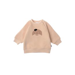 Liliput M&auml;dchen Sweatshirt "Croissant", beige, Gr. 74, bedruckt, 80% Baumwolle, 20% Polyester, Sweatshirts, mit Rundhalsausschnitt