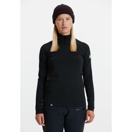 SOS Damen Strickpullover "Jasna", schwarz, Gr. M, unifarben, 90% Polyester, 10% Elasthan, Pullover, mit hochabschlie&szlig;endem Kragen