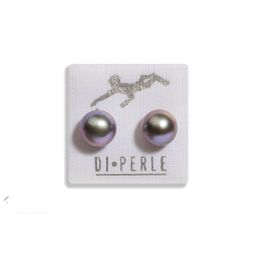 Adelia´s ADELIA ́S Damen Paar Ohrstecker "Damen Perlenschmuck 585 Gelbgold Süsswasser Perlen Ohrstecker", Damen, Gelbgold 585 Gold, grau, Gelbgold 585, Gold,