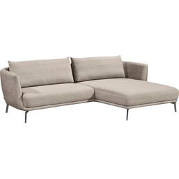 Schöner Wohnen Kollektion Ecksofa, B:270cm H:71cm T:160cm, beige, SCHÖNER WOHNEN-KOLLEKTION, 100% Polyester, Wohnzimmer, Sofas, "Pearl, zeitlos und elegant, 5 Jahre