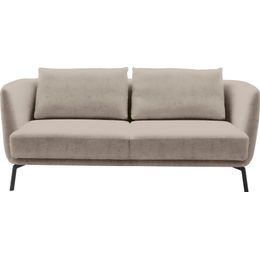 Schöner Wohnen Kollektion 2,5-Sitzer, B:190cm H:71cm T:91cm, beige, SCHÖNER WOHNEN-KOLLEKTION, 100% Polyester, Sofas, "Pearl, hochwertig und komfortabel, - 5 Jahre