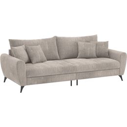 Big-Sofa MR. COUCH, B:260cm H:71cm T:108cm, grau, Dolce (100% Polyester), Sofas, "Blackburn II", Mit Kaltschaumpolsterung bis 140 kg belastbar