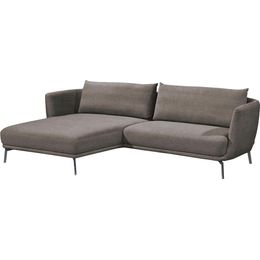 Schöner Wohnen Kollektion Ecksofa, B:270cm H:71cm T:160cm, grau, SCHÖNER WOHNEN-KOLLEKTION, 100% Polyester, Wohnzimmer, Sofas, "Pearl, zeitlos und elegant, 5 Jahre