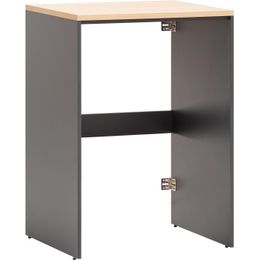 Waschmaschinenumbauschrank Schildmeyer, B:67,1cm H:96cm T:60cm, schwarz, FSC-zertifizierter Holzwerkstoff, Schr&auml;nke, "Solea, Breite 67 cm", Variabel