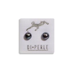 Adelia´s ADELIA ́S Damen Paar Ohrstecker "Damen Perlenschmuck 925 Silber Süsswasser Perlen Ohrstecker", Damen, Silber 925 (Sterlingsilber), grau, Silber 925