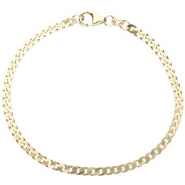 Luigi Merano Damen Armband "Panzerarmband, massiv, Gold 585", 19cm, Gelbgold 585, gold, Gelbgold 585, Armb&auml;nder