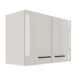H&auml;ngeschrank Flex-Well, B:80cm H:54,8cm T:32cm, grau, Holzwerkstoff, K&uuml;che, Schr&auml;nke, "Lund", in zwei Breiten, mit viel Stauraum