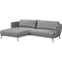 Schöner Wohnen Kollektion Ecksofa, B:270cm H:71cm T:160cm, grau, SCHÖNER WOHNEN-KOLLEKTION, 16% Baumwolle, 79% Polyester, 5% Polyacryl, Wohnzimmer, Sofas, "Pearl, zeitlos und
