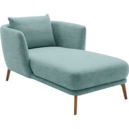 Schöner Wohnen Kollektion Chaiselongue, B:101cm H:71cm T:161cm, blau, SCHÖNER WOHNEN-KOLLEKTION, 100% Polyester, Sofas, "Pearl - 5 Jahre Hersteller-Garantie, auch in Bouclé.