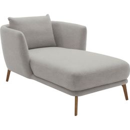 Schöner Wohnen Kollektion Chaiselongue, B:101cm H:71cm T:161cm, silber, SCHÖNER WOHNEN-KOLLEKTION, 96% Polyester, 4% Polyacryl, Sofas, "Pearl - 5 Jahre Hersteller-Garantie,