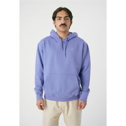 Cleptomanicx Herren Kapuzensweatshirt "Ligull Boxy", lila, Gr. XL, bestickt, 100% Baumwolle, Sweatshirts, In l&auml;ssigem Schnitt