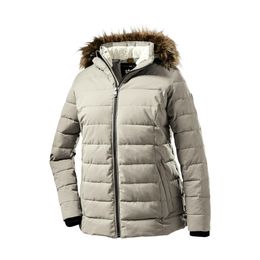 STOY Damen Steppjacke "WMN Quilted JCKT E", beige, Gr. 46, Oberstoff: 58% Polyester, 32% Baumwolle, 10% Polyamid, Futter: 100% Polyamid, Wattierung: