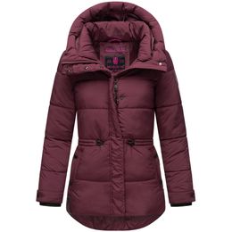 Marikoo Damen Winterjacke "Akumaa", rot, Gr. M, 100% Polyester, Jacken, mit tailliertem Schnitt