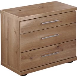 Nachtkonsole Wiemann, B:50cm H:52cm T:36cm, braun, Holzwerkstoff, Sideboards, "Bern", vormontiert