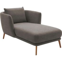 Schöner Wohnen Kollektion Chaiselongue, B:101cm H:71cm T:161cm, grau, SCHÖNER WOHNEN-KOLLEKTION, 100% Polyester, Sofas, "Pearl - 5 Jahre Hersteller-Garantie, auch in Bouclé.
